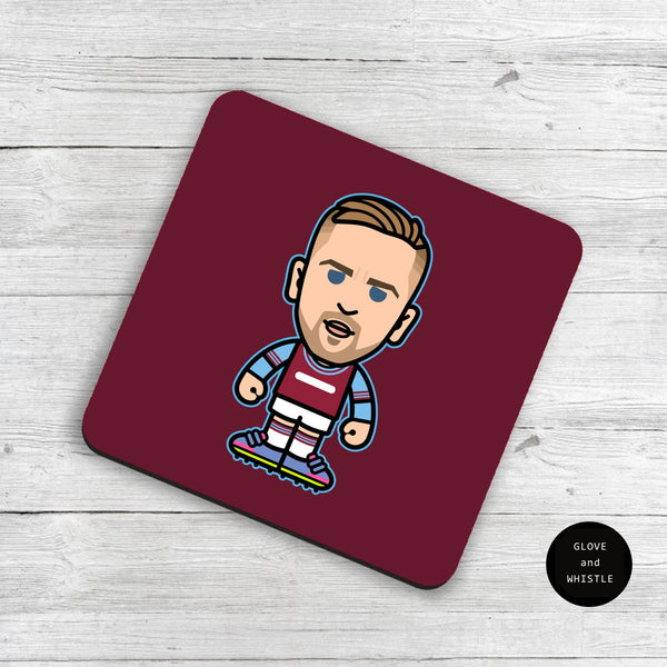 Jarrod Bowen West Ham Coaster – Glove and Whistle