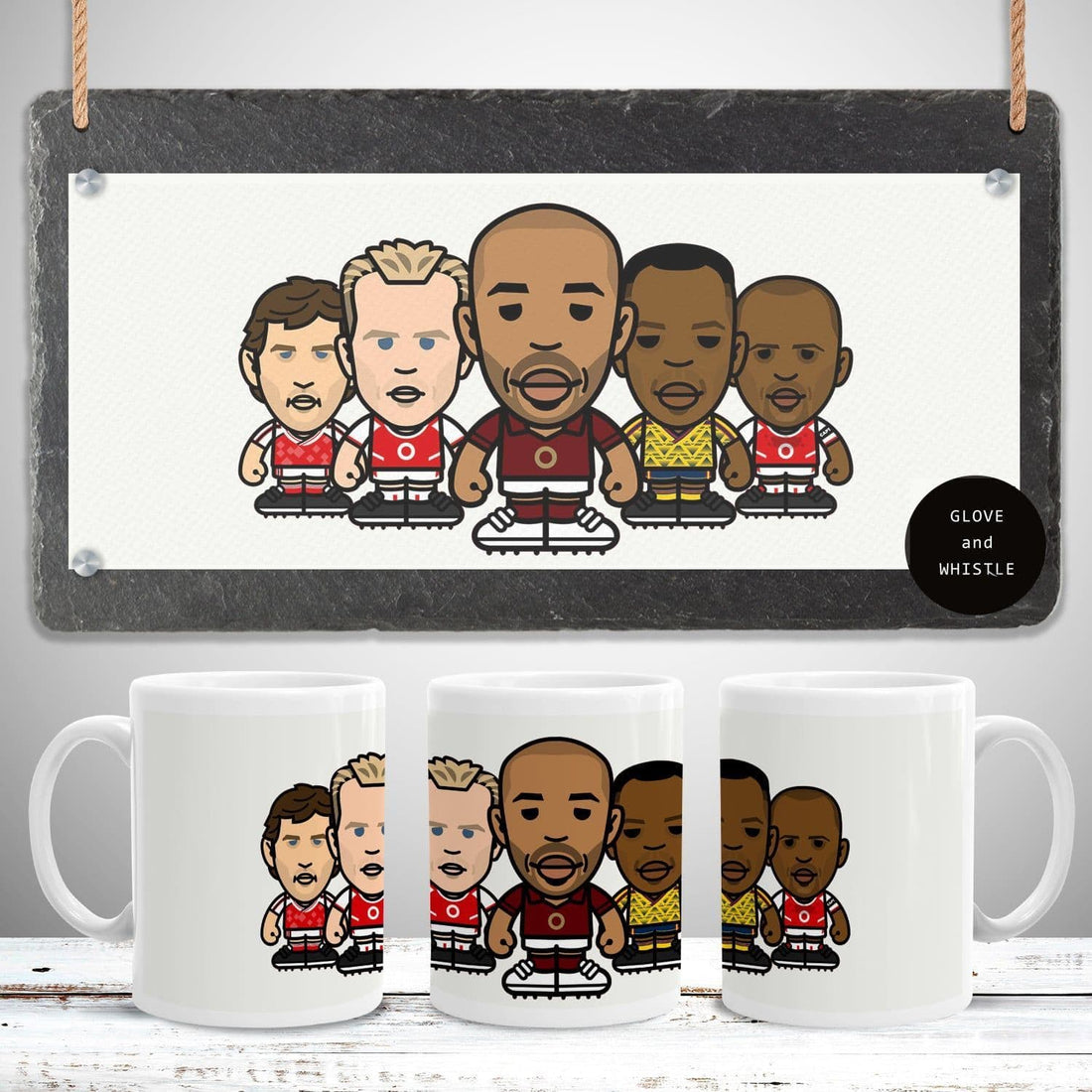 Arsenal Legends Ceramic Mug | Arsenal Gift Idea – Glove and Whistle