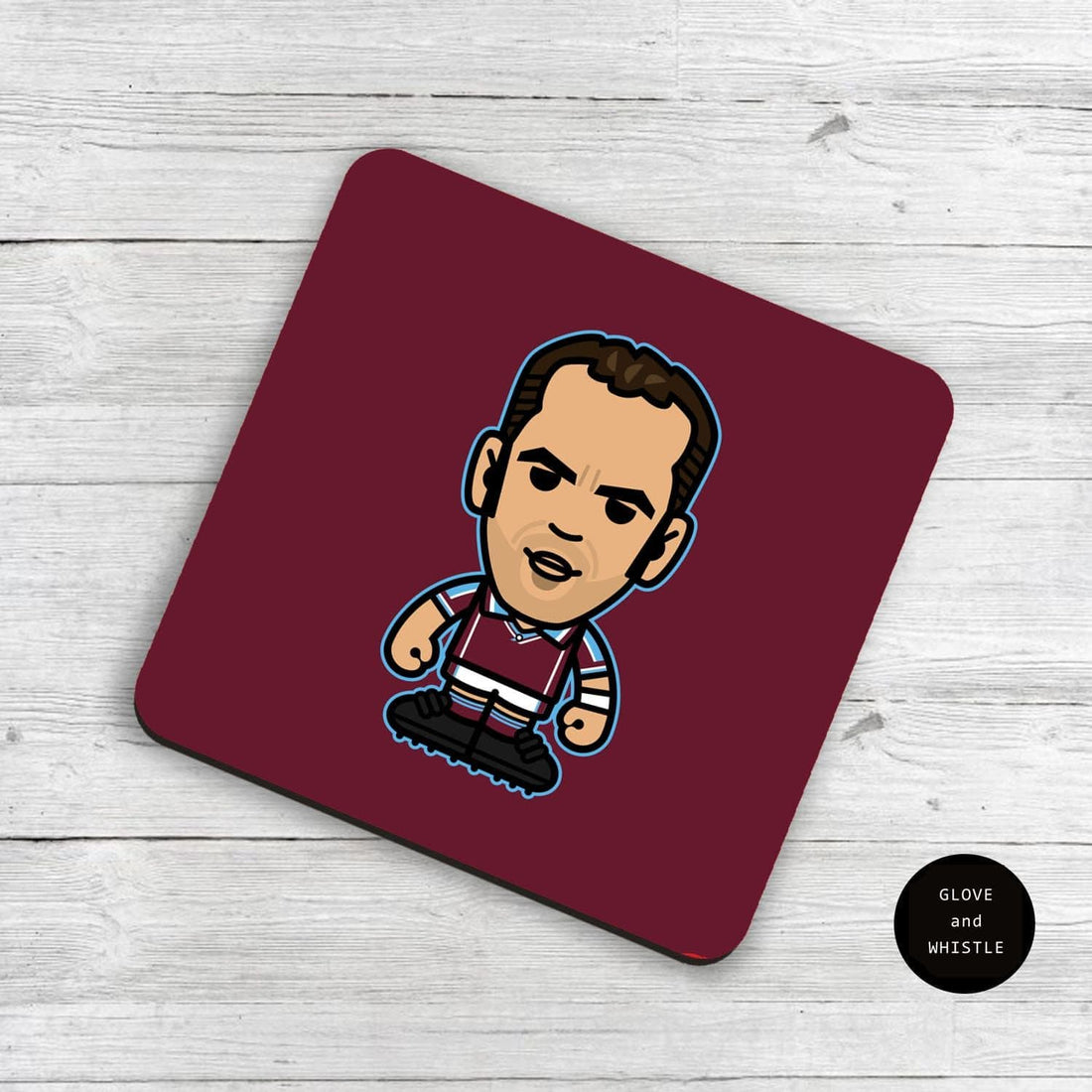 Paolo Di Canio West Ham Coaster | West Ham Gift Idea – Glove and Whistle