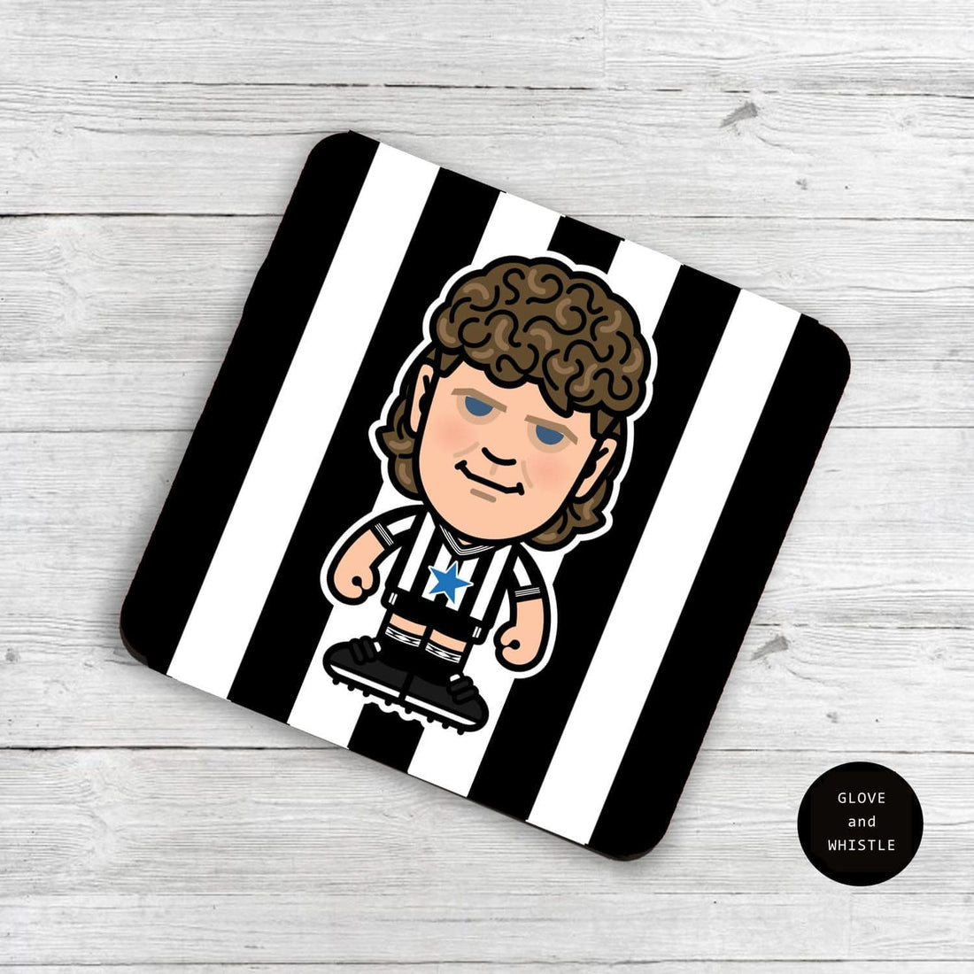 Paul Gascoigne Newcastle United Coaster | Newcastle United Gift Idea ...