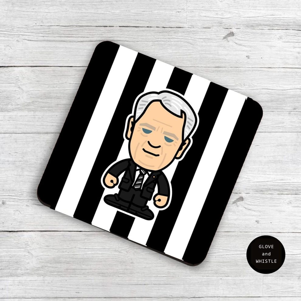 Sir Bobby Robson Newcastle United Coaster | Newcastle United Gift Idea ...
